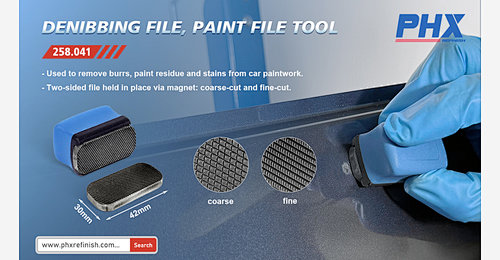258.041 Denibbing File, Paint File Tool - PHX REFINISH CO., LTD.